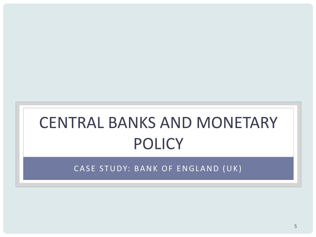 PPT - Central banks and monetary policy PowerPoint Presentation, free ...