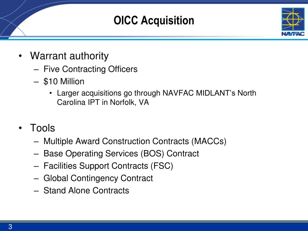 PPT - Construction and Facilities Support Contracts Overview MCB Camp ...