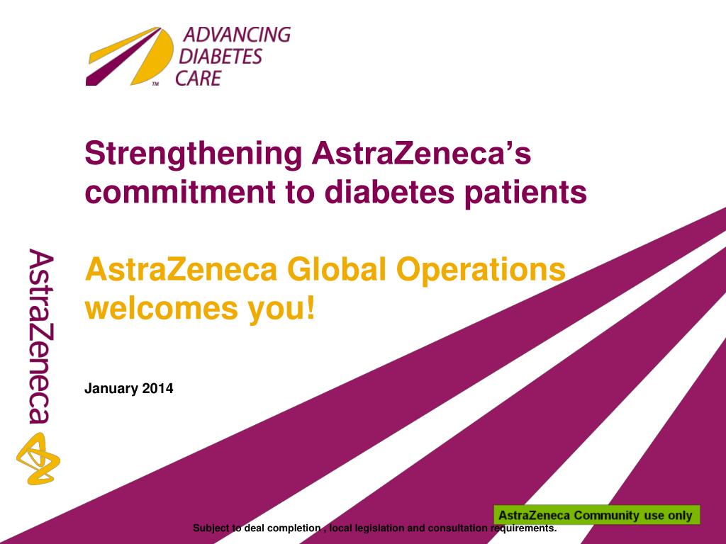PPT - Strengthening AstraZeneca’s commitment to diabetes patients ...