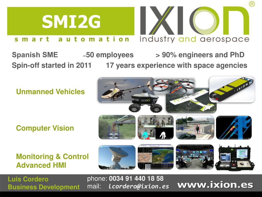 PPT - Spanish SME ̴ 50 employees > 90% engineers and PhD Spin-off ...