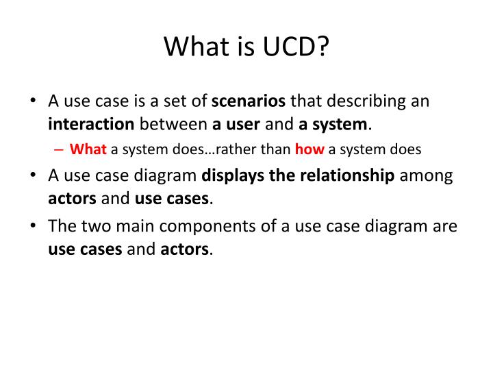 PPT - Use Case Diagram (UCD) PowerPoint Presentation - ID:1663742
