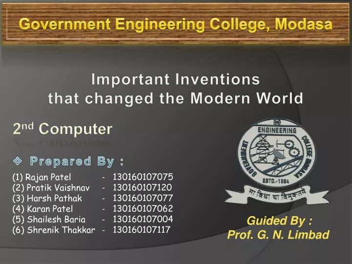 PPT - Government Engineering College, Modasa PowerPoint Presentation ...