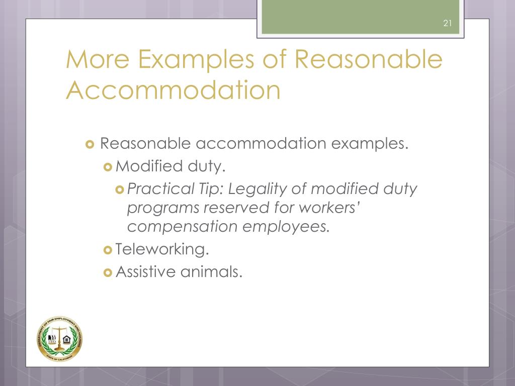 PPT - New FEHA Disability & Pregnancy Regulations PowerPoint ...