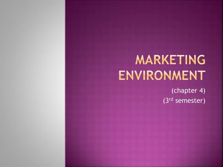 PPT - Marketing Environment PowerPoint Presentation, free download - ID ...