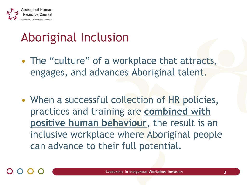 PPT - Mastering Aboriginal Inclusion Trina Bučko National Director ...