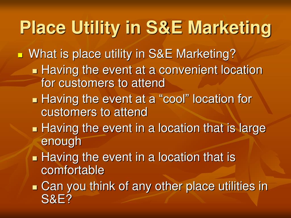 PPT - Economic Utility in Sports & Entertainment Marketing PowerPoint ...
