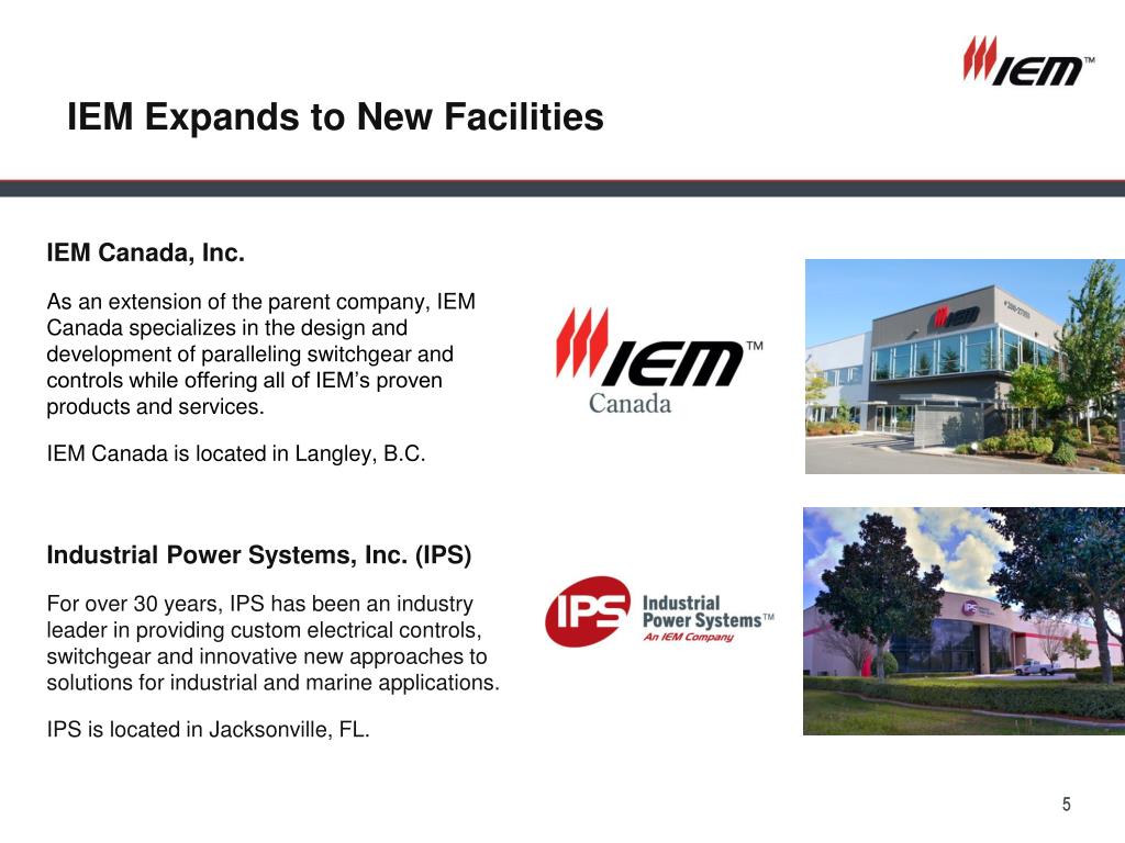 PPT - Industrial Electric Mfg. (IEM) IEM is the nation’s largest ...