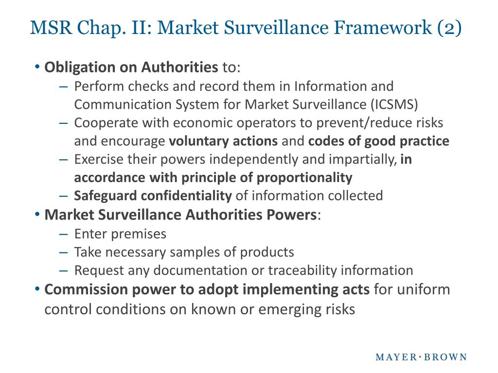 PPT - The EU Product Safety and Market Surveillance Package: What US ...