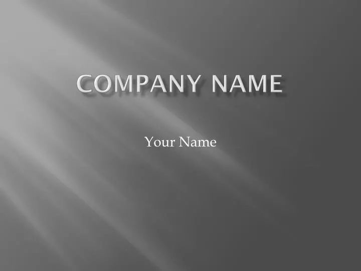 PPT - Company Name PowerPoint Presentation, free download - ID:1666078