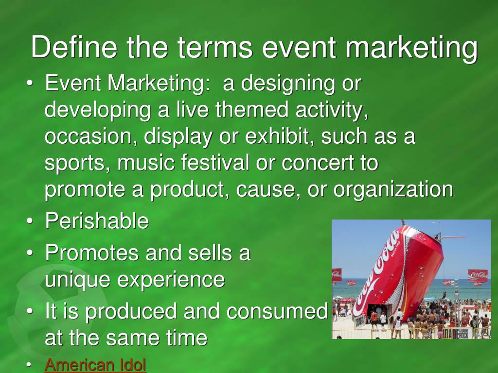 PPT - Understand sport/event marketing’s role and function in business ...