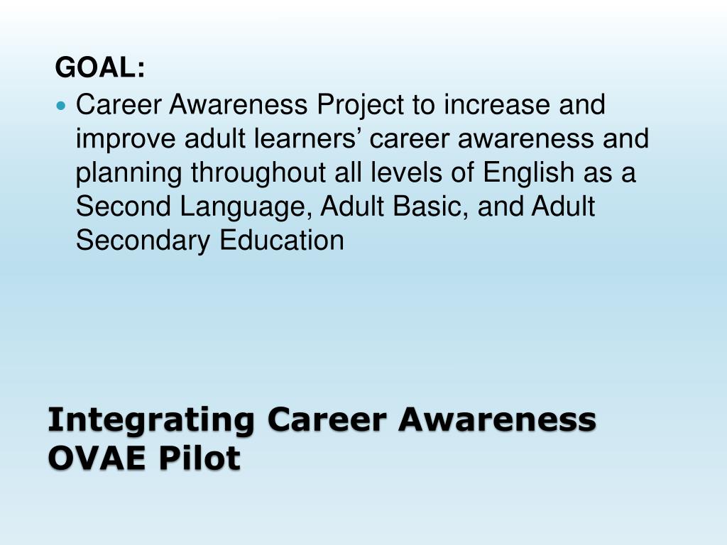 PPT - Taking Career Awareness to Scale in Texas: Career Awareness for ...