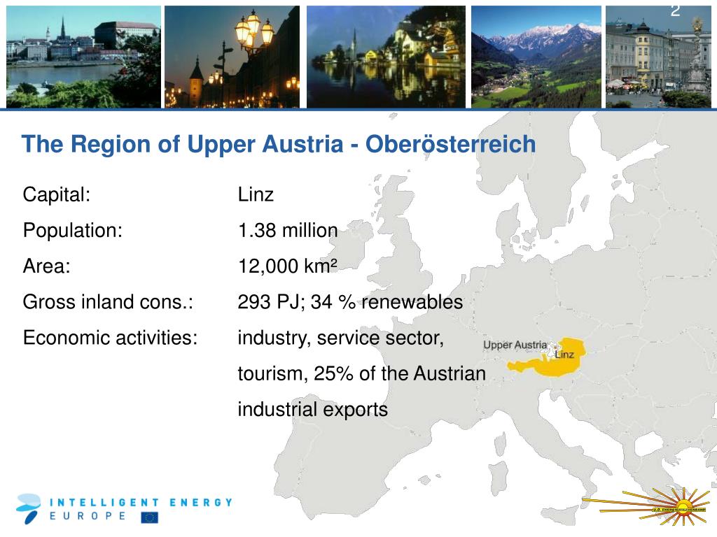 PPT - The Region of Upper Austria - Oberösterreich PowerPoint ...