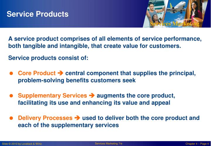 PPT - Chapter 4: Developing Service Products: Core and Supplementary ...