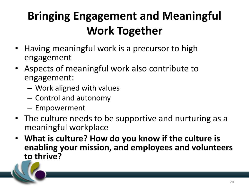 PPT - Applying Employee Engagement Theory To Volunteers: Motivation ...