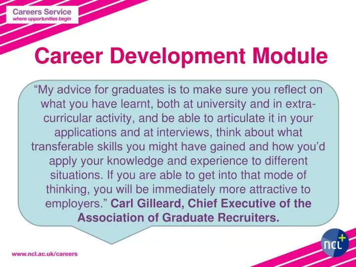 PPT - Career Development Module PowerPoint Presentation, free download ...