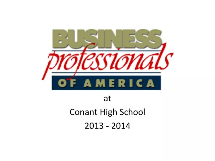PPT - at Conant High School 2013 - 2014 PowerPoint Presentation, free ...