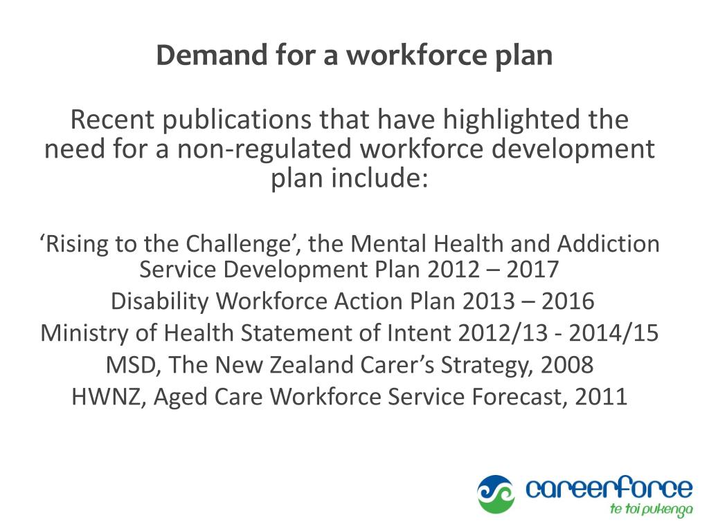 PPT - Empowering the Workforce in Health and Disability Sector for ...