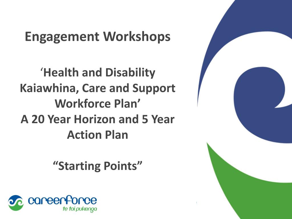 PPT - Empowering the Workforce in Health and Disability Sector for ...