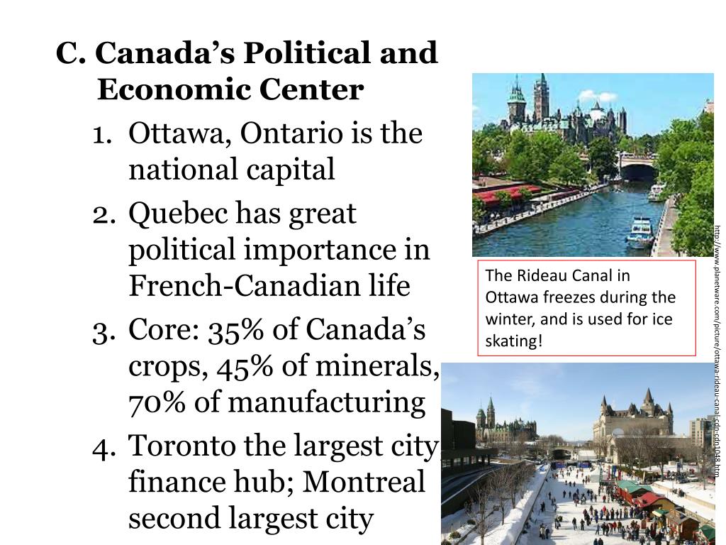 PPT - Chapter 7 Human Geography of Canada: Developing a Vast Wilderness ...