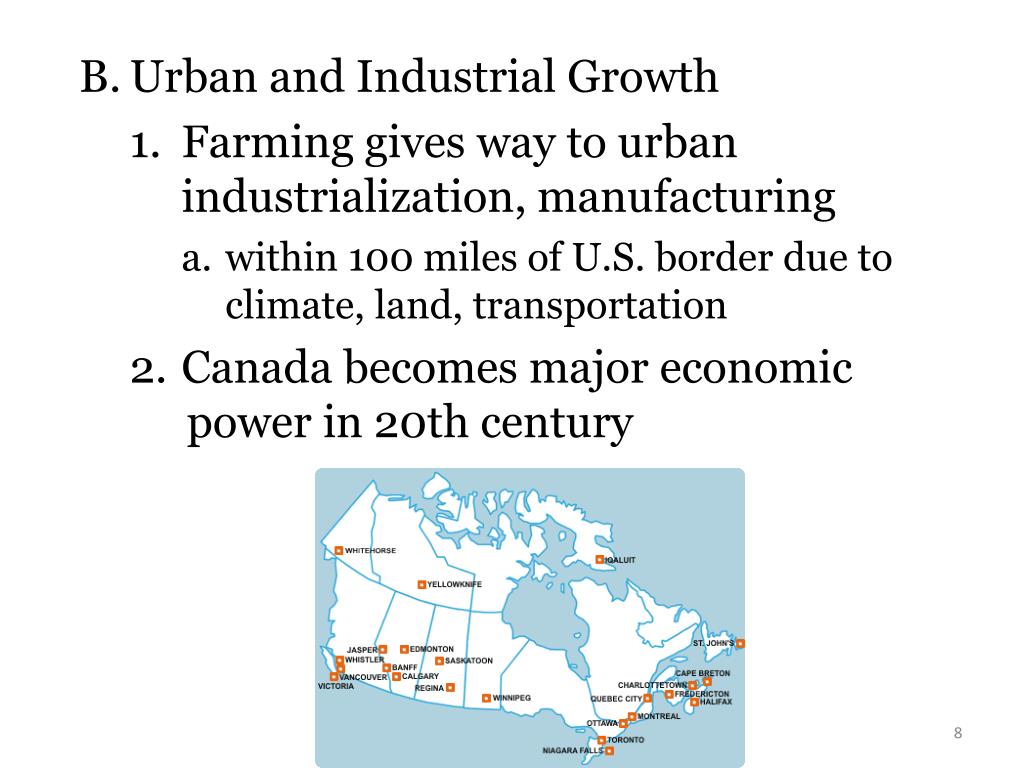 PPT - Chapter 7 Human Geography of Canada: Developing a Vast Wilderness ...