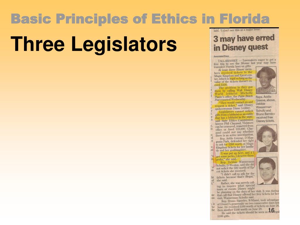 PPT - Ethics Law of Florida PowerPoint Presentation, free download - ID ...