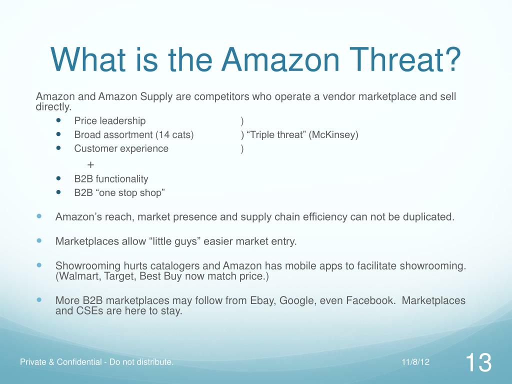 PPT - Amazon & other online marketplaces: Opportunity or Threat? ( “Who ...
