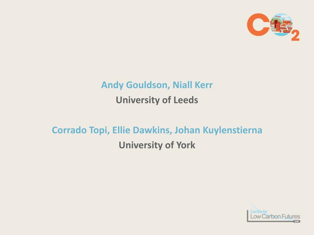 PPT - Transforming the Humber's Low-Carbon Economy: Investment ...
