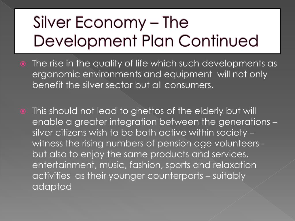 PPT - The Silver Economy A Great Opportunity PowerPoint Presentation ...