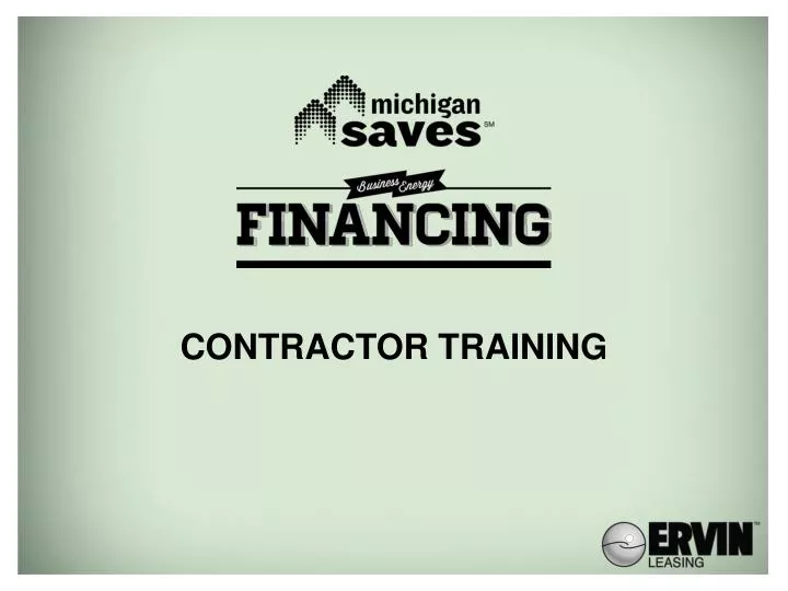 PPT - Contractor training PowerPoint Presentation, free download - ID ...