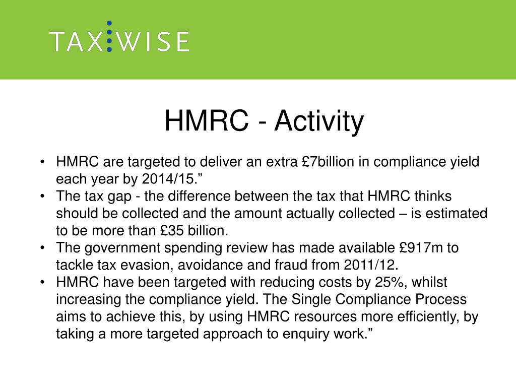 PPT - Recent HMRC Trends and the opportunity of Fee Protection ...