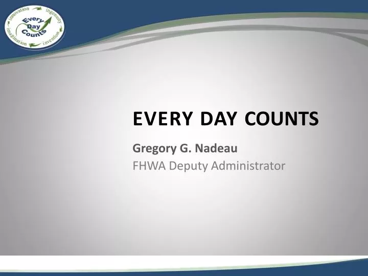 PPT - Every Day COUNTS PowerPoint Presentation, free download - ID:1669912