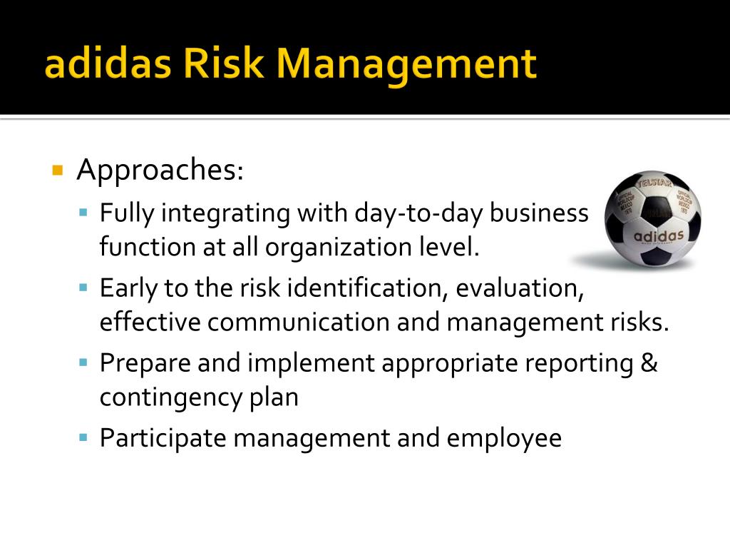 PPT - Risk Management Assessment of adidas – Salomon PowerPoint ...