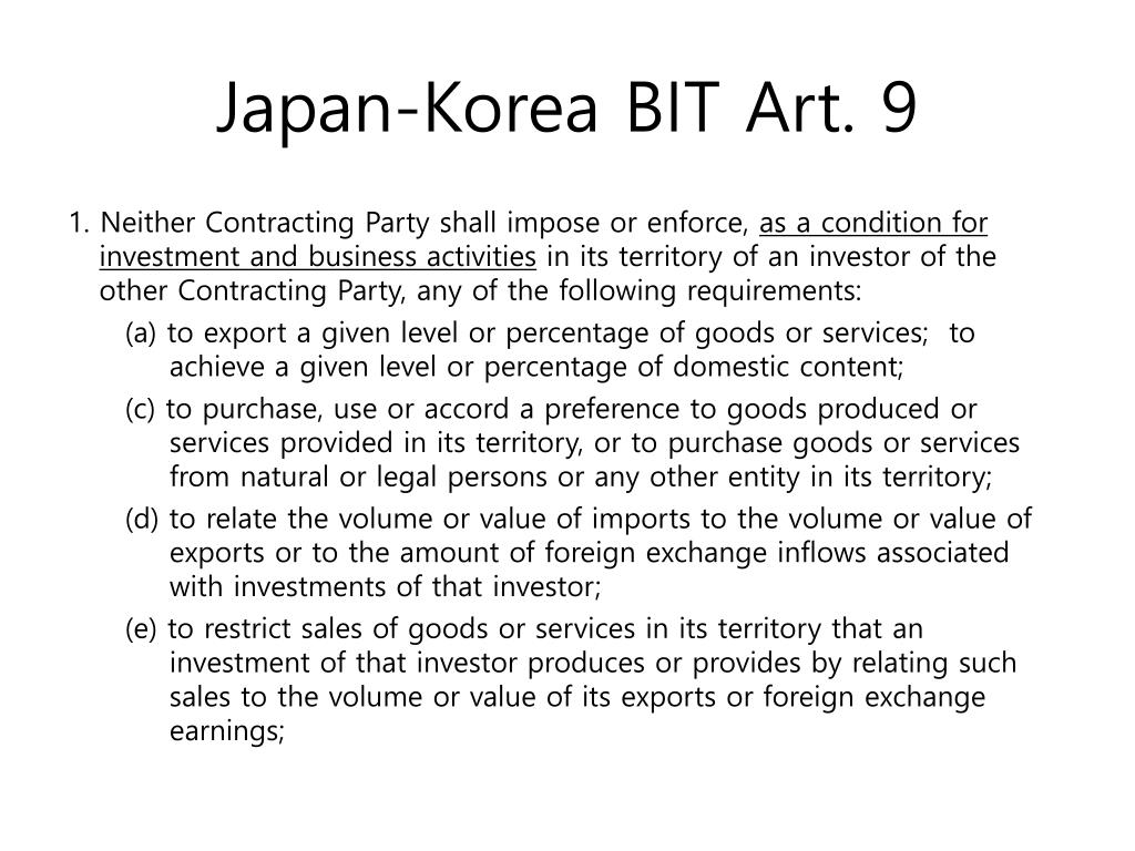 PPT - Investment Treaty Practice of China, Japan and Korea PowerPoint ...