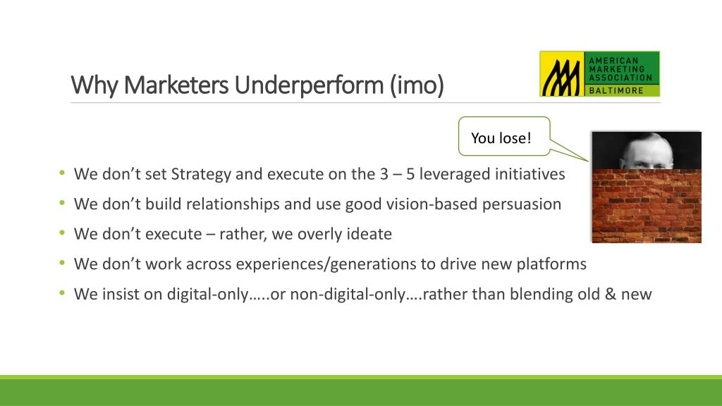 PPT - 21 st Century Marketing November 20, 2013 Dave Mahoney PowerPoint ...