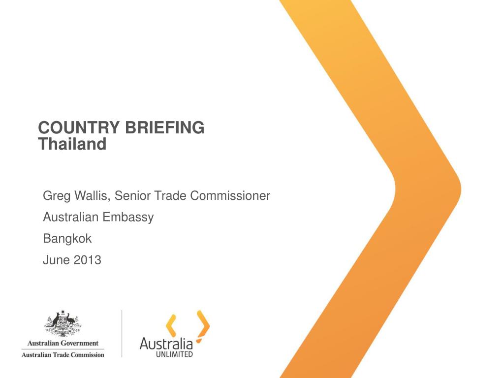 PPT - COUNTRY BRIEFING Thailand PowerPoint Presentation, free download ...