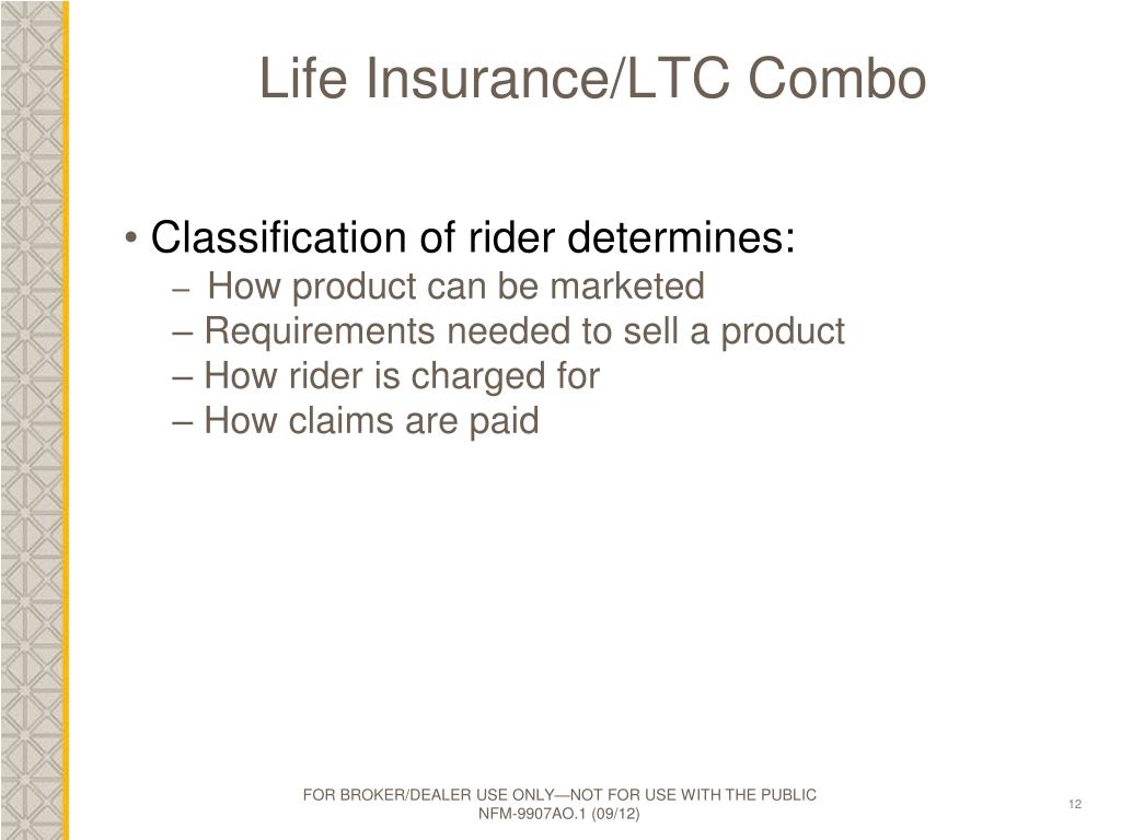 PPT - Understanding Life Insurance with LTC Riders and Advanced ...