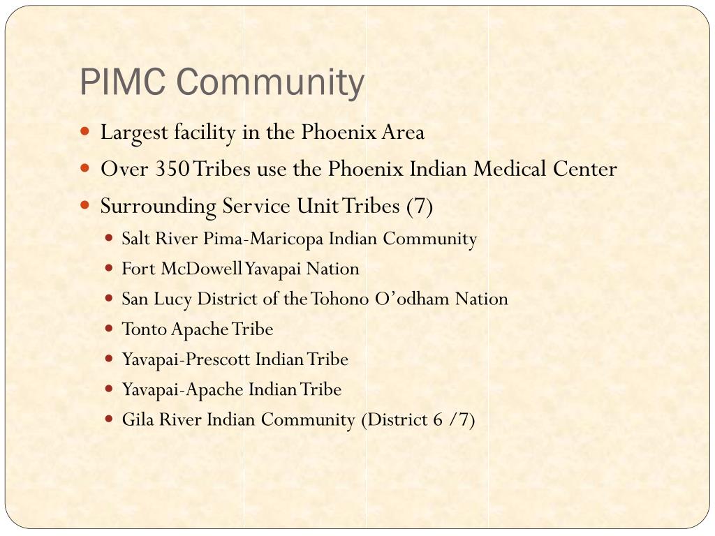 PPT - Phoenix Indian Medical Center Improving Patient Care PowerPoint Presentation - ID:1671202