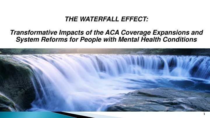 PPT - THE WATERFALL EFFECT: Transformative Impacts of the ACA Coverage ...