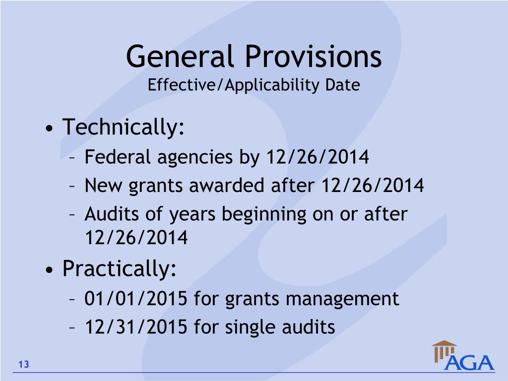 PPT - OMB “Super Circular” 2 CFR 200: Uniform Administrative ...