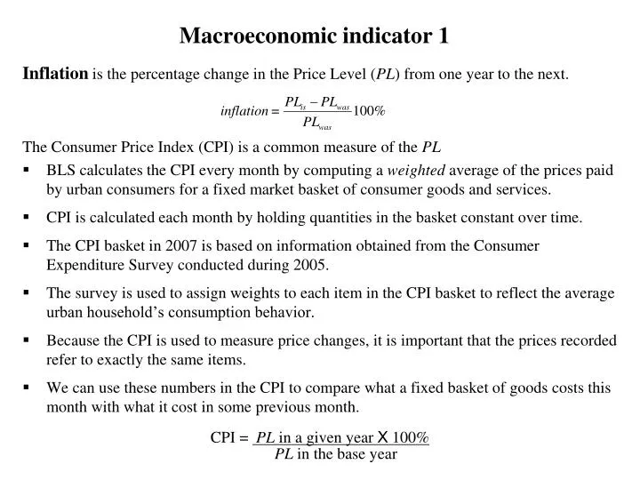 PPT - Macroeconomic indicator 1 PowerPoint Presentation, free download ...