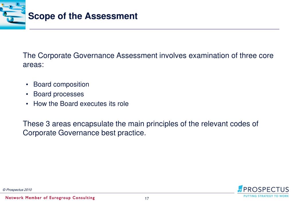 PPT - SWiFT 3000 The new standard for Corporate Governance evaluation ...