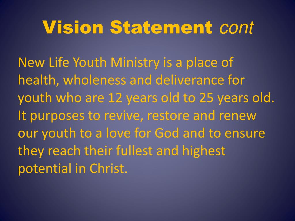 PPT - New Life Fellowship Youth Ministry PowerPoint Presentation, free ...