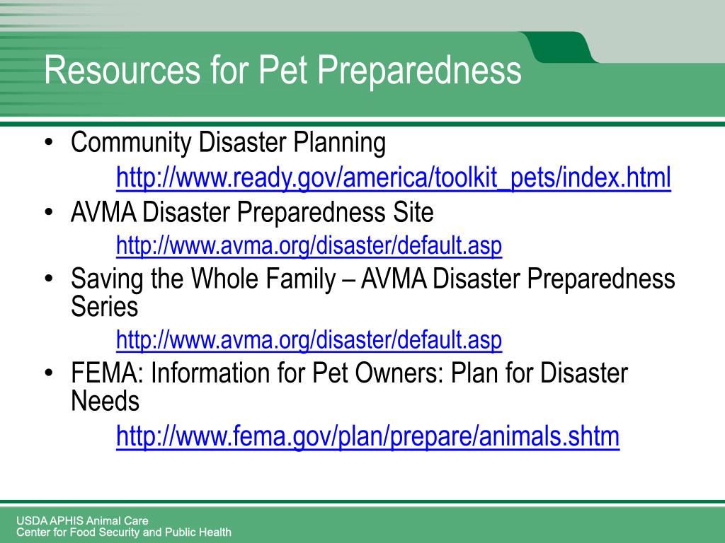 PPT - Animal Emergency Management and Animal Emergency Response ...