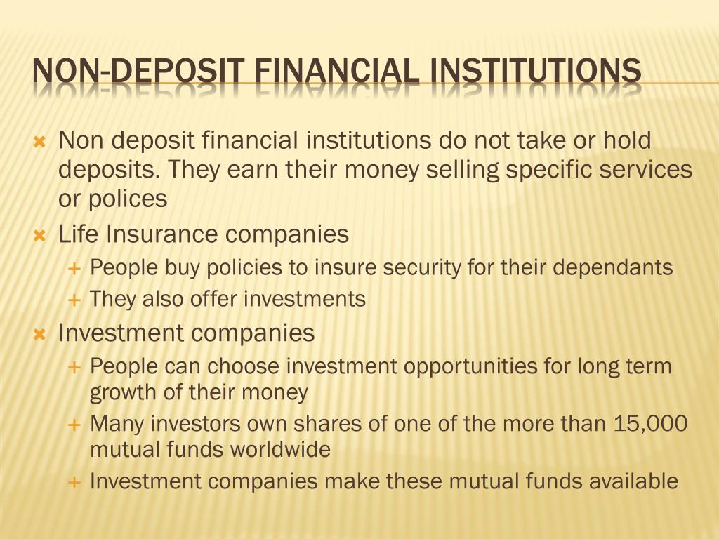 PPT - Banks and Other Financial Institutions PowerPoint Presentation ...