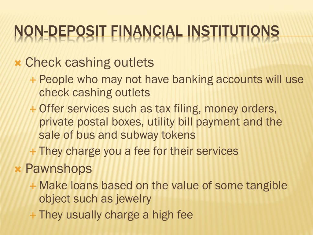 PPT - Banks and Other Financial Institutions PowerPoint Presentation ...
