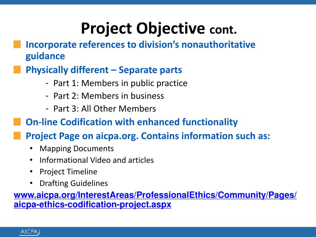 PPT - AICPA Ethics Codification Project PowerPoint Presentation, free ... PPT - AICPA Ethics Codification Project PowerPoint Presentation, free ...