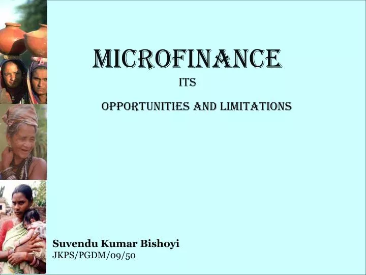 PPT - Microfinance its PowerPoint Presentation, free download - ID:1672961