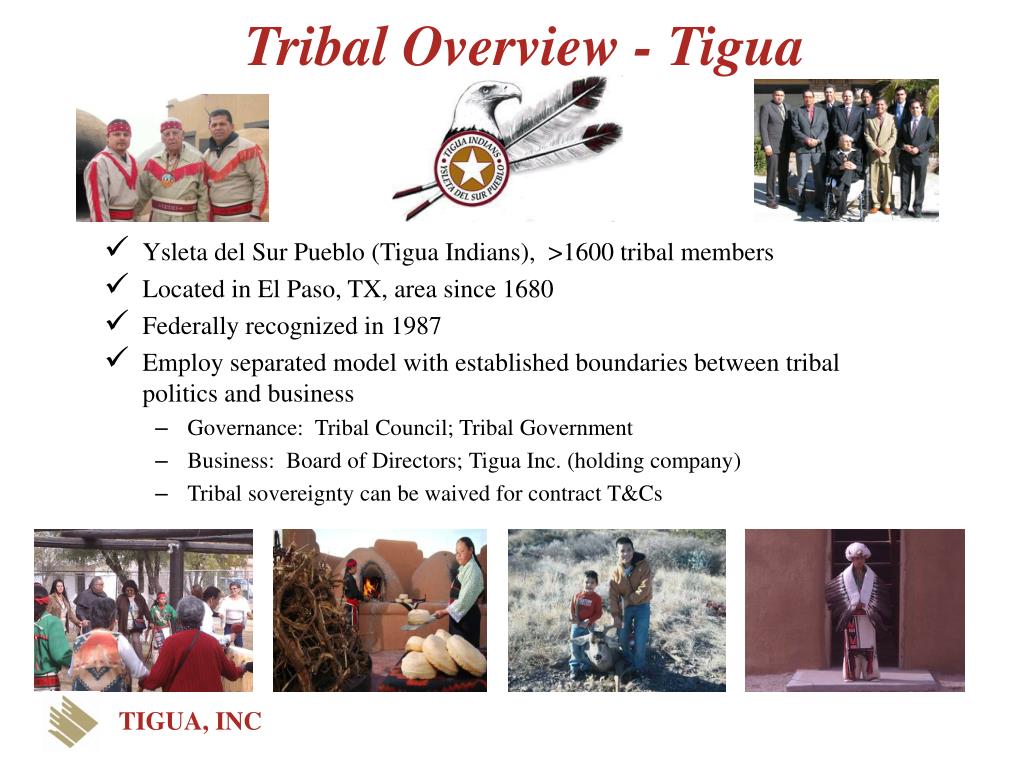 PPT - TIGUA, INC Tribally - Owned 8(a) PowerPoint Presentation, free ...