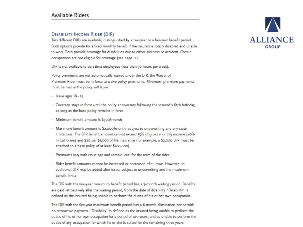 PPT - Life Insurance with Living Benefits PowerPoint Presentation, free ...