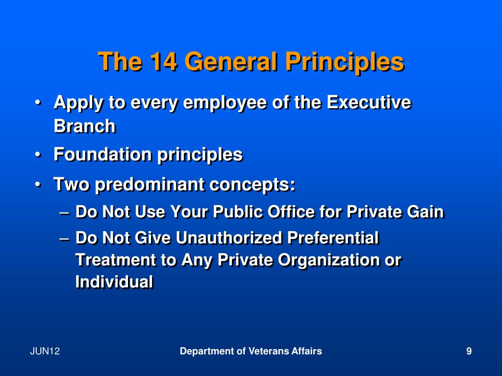 PPT - Government Ethics Laws and Rules for VA Researchers PowerPoint ...